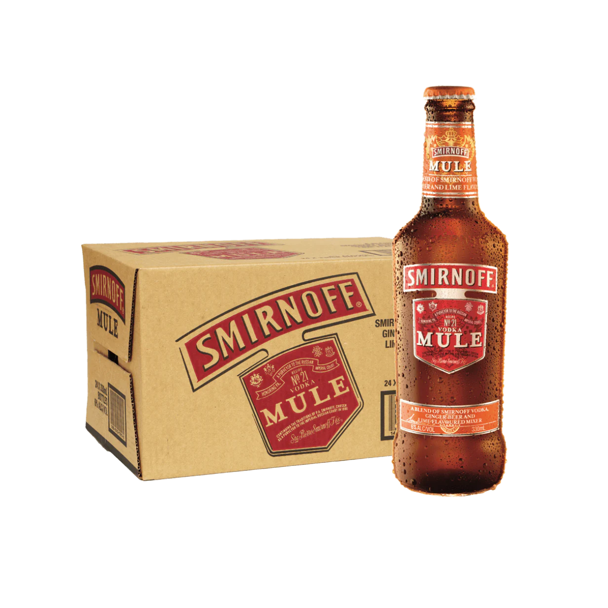 Smirnoff Mule 24' Caser (330ml Bottle) – La Bodega Vinos y Cervezas