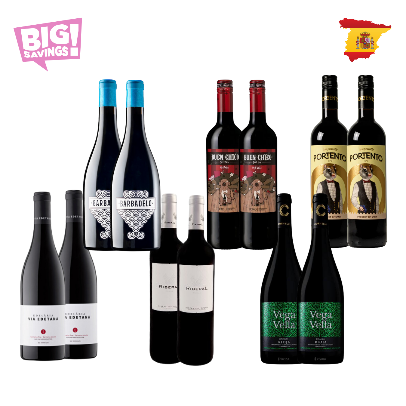 All-Around-Spain Reds Caser – La Bodega Vinos y Cervezas